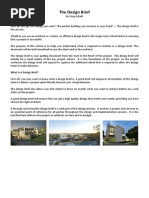 Architectural Design Brief Checklist PDF | PDF | Design | Sustainability