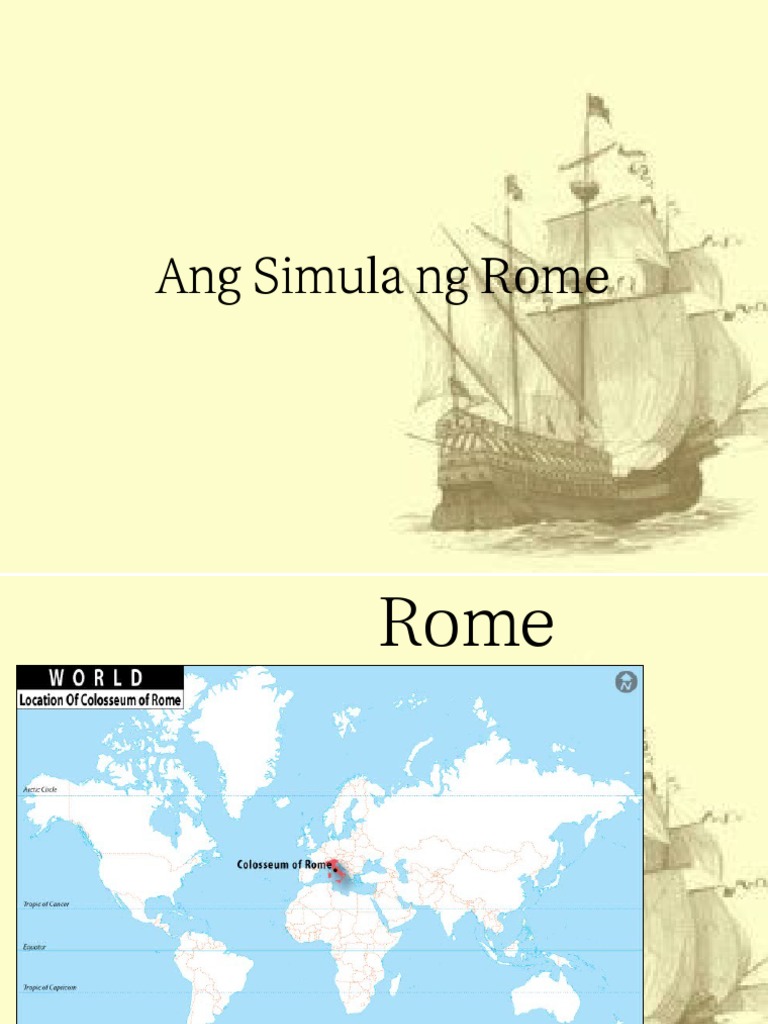 Ang Simula NG Rome (Group 1) | PDF
