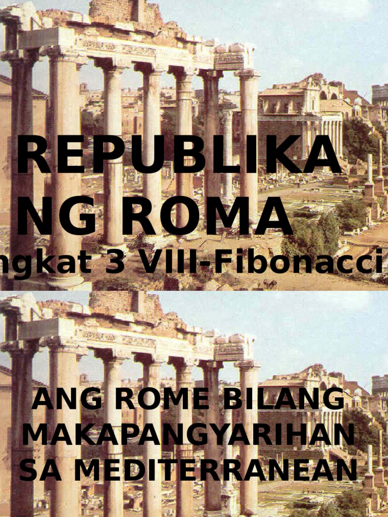 Republika Ng Roma (Group 3)