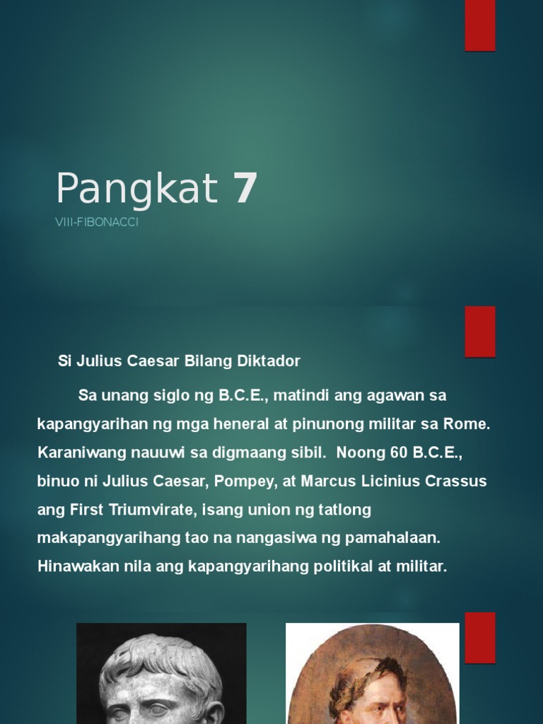 Julius Caesar (Group 7) | PDF