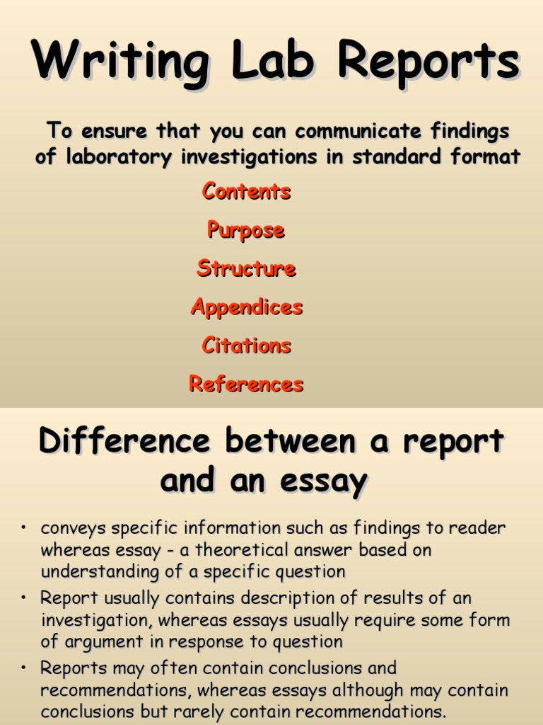 How to Write Effective Lab Reports | PDF | Citation | Essays