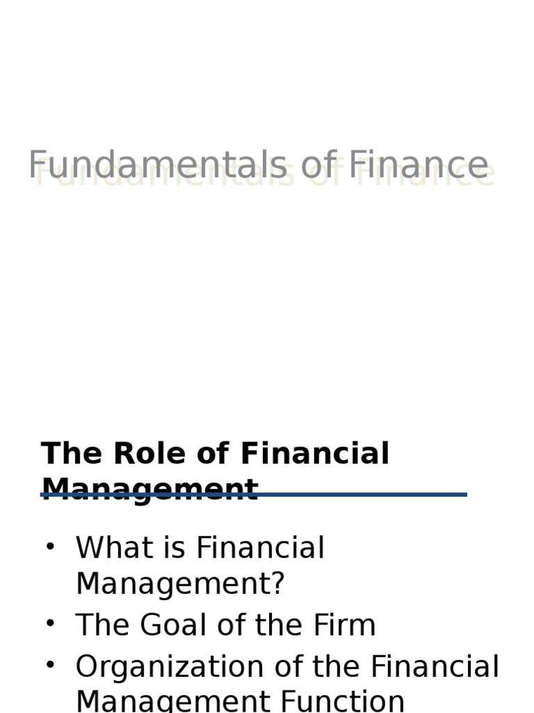 Fundamentals of Financial Management | PDF | Dividend | Business