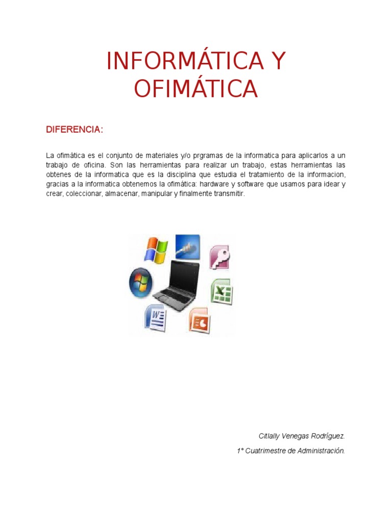 Informática y Ofimática | PDF