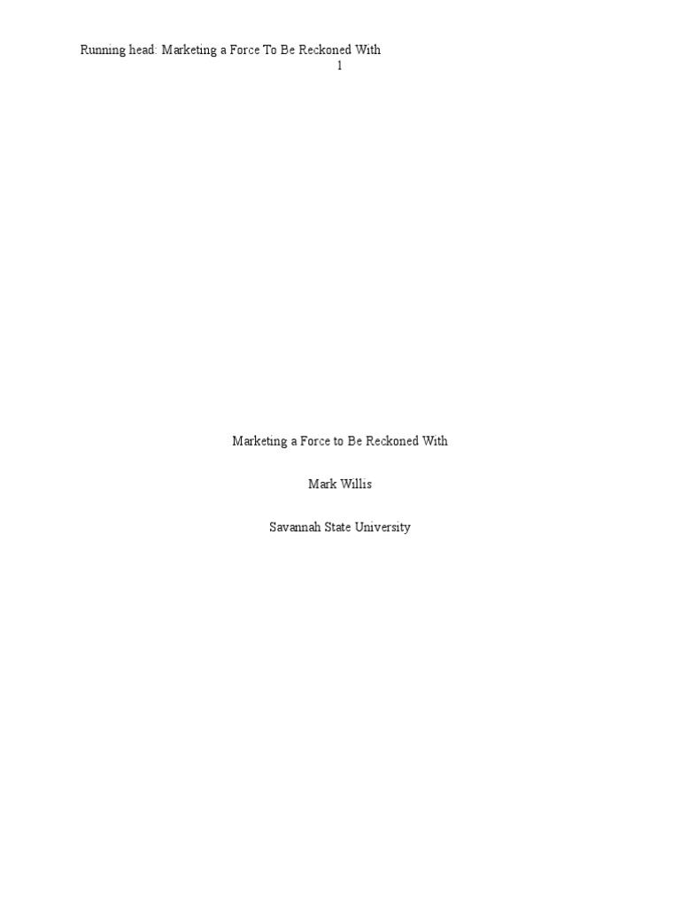 Business Research Paper | PDF | Marketing | Strategic Management