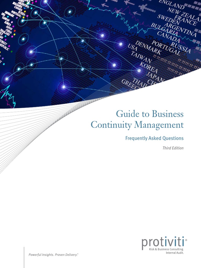 Guide To BCM Third Edition Protiviti | PDF | Itil | Business Continuity
