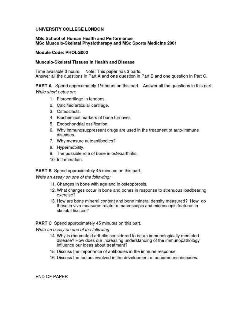 Short Notes Sports Medicine | PDF | Bone | Arthritis