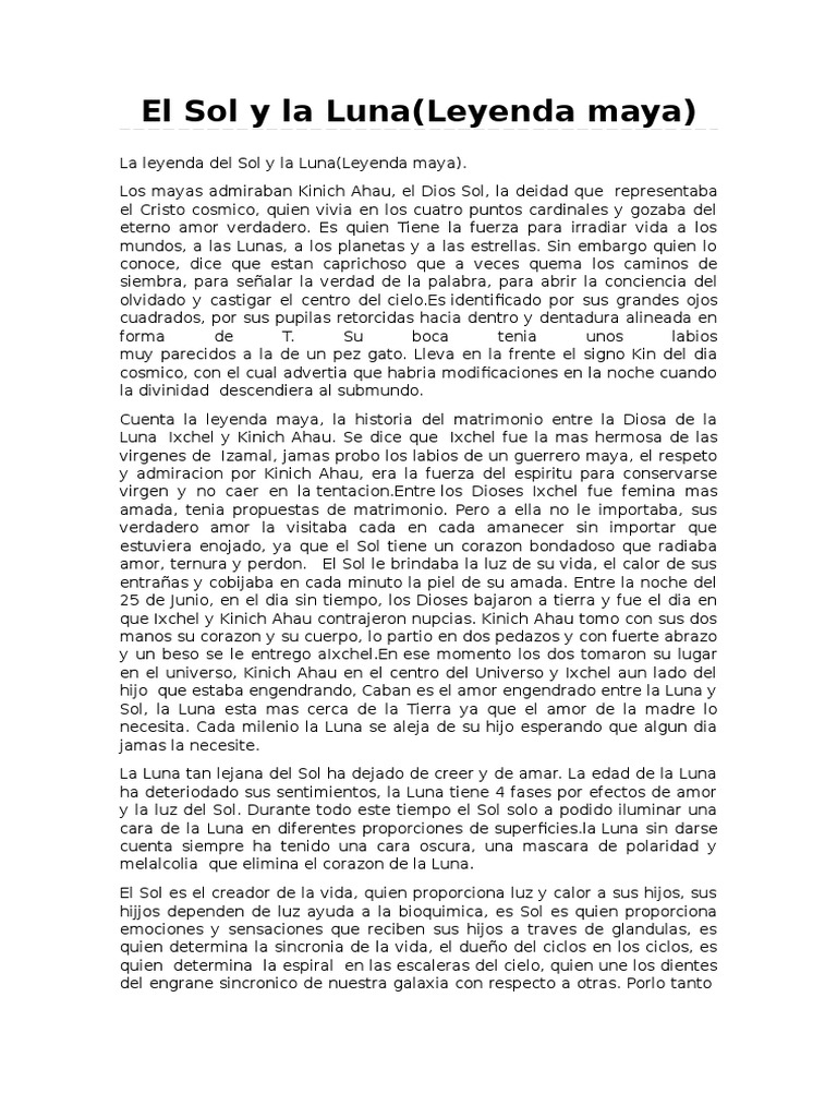 El Sol y La Luna | PDF | Luna | Dom