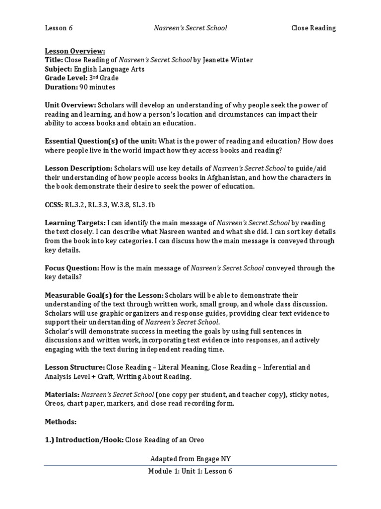 Nasreens Secret School LP | PDF | Psychological Concepts | Cognition