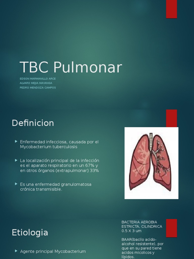 Patologia TBC Pulmonar | PDF | Tuberculosis | Linfocitos