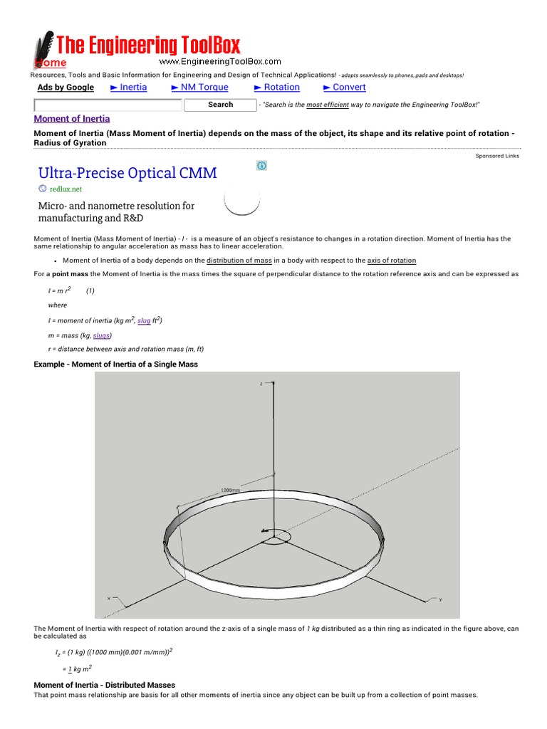 Moment of Inertia | Torque | Inertia
