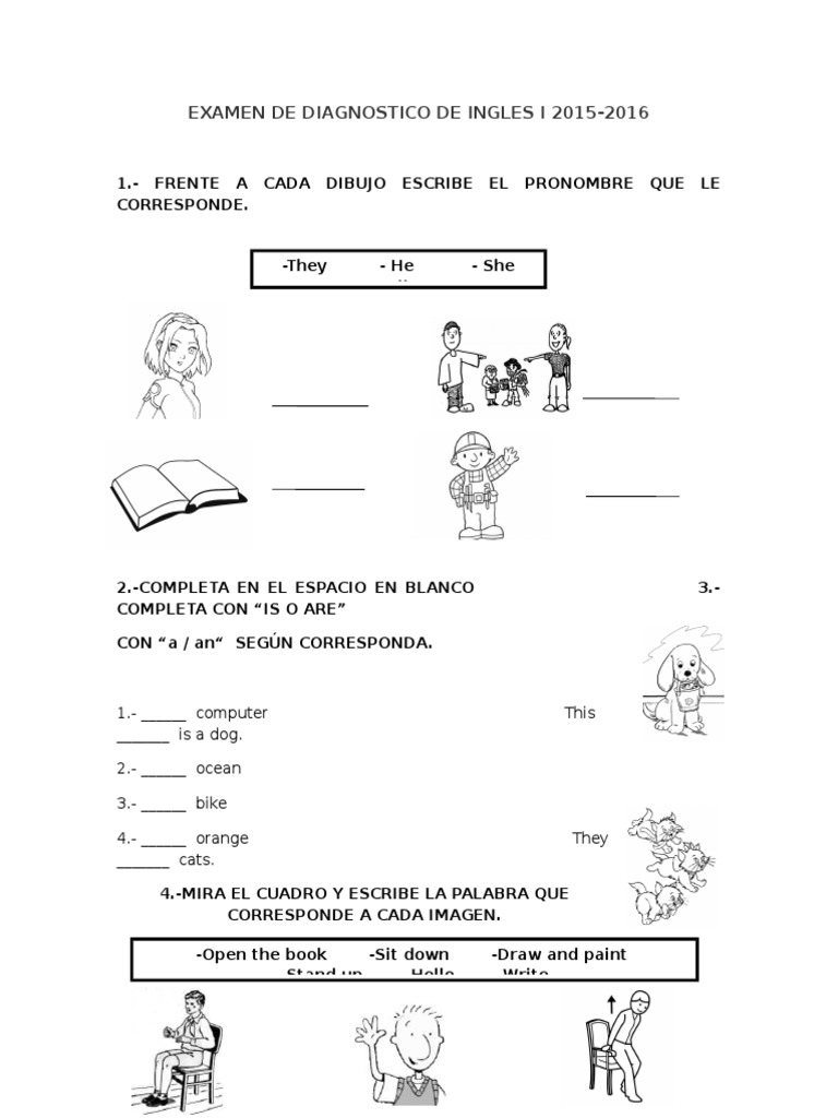 English Test I | PDF
