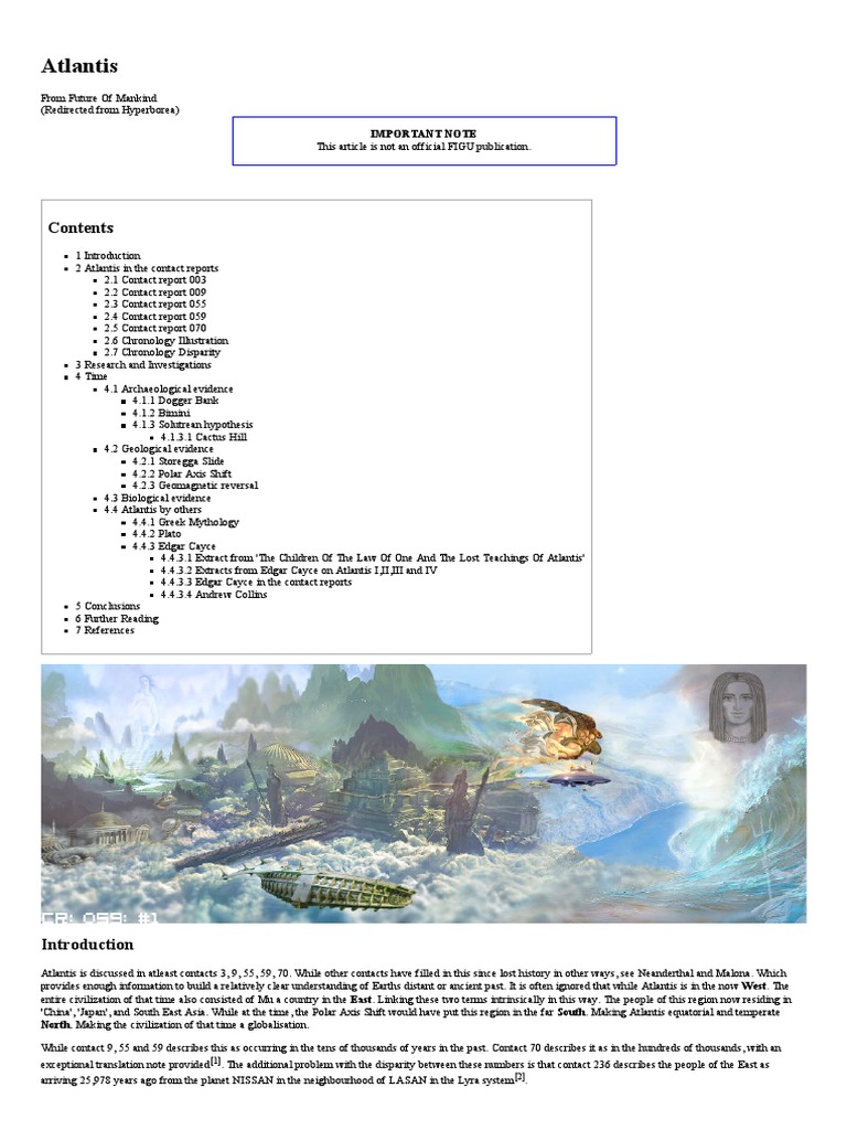 The Lost Civilizations of Atlantis and Mu: A Summary of Atlantis as ...