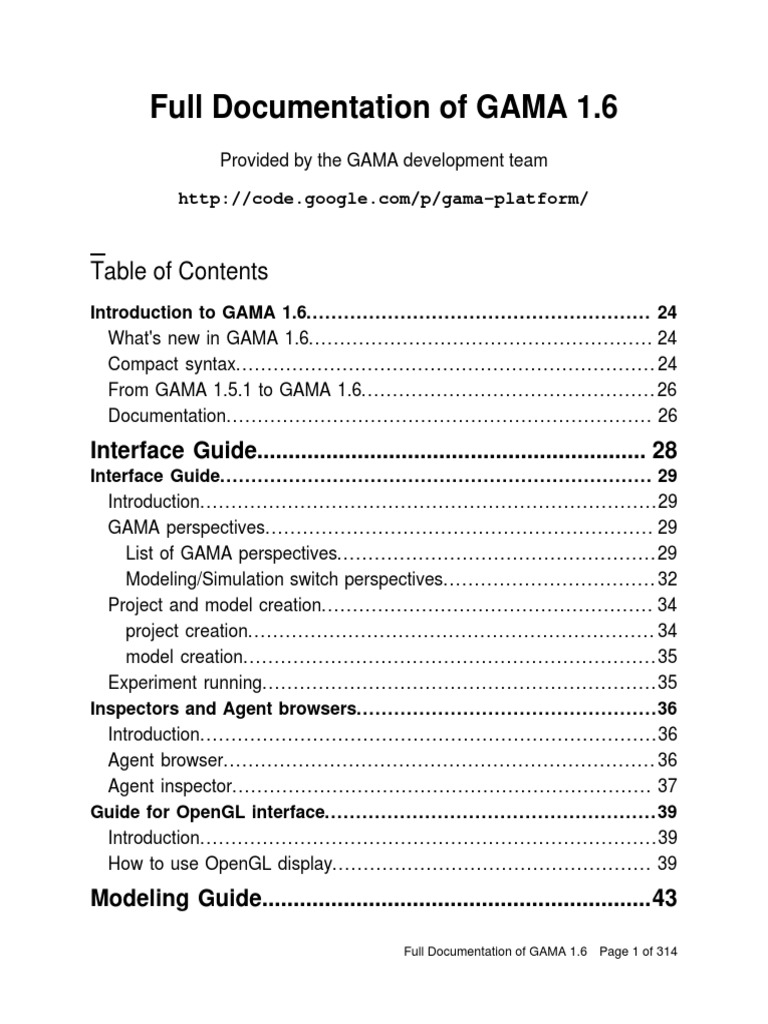 GAMA Docv16 | PDF | Parameter (Computer Programming) | Data Type
