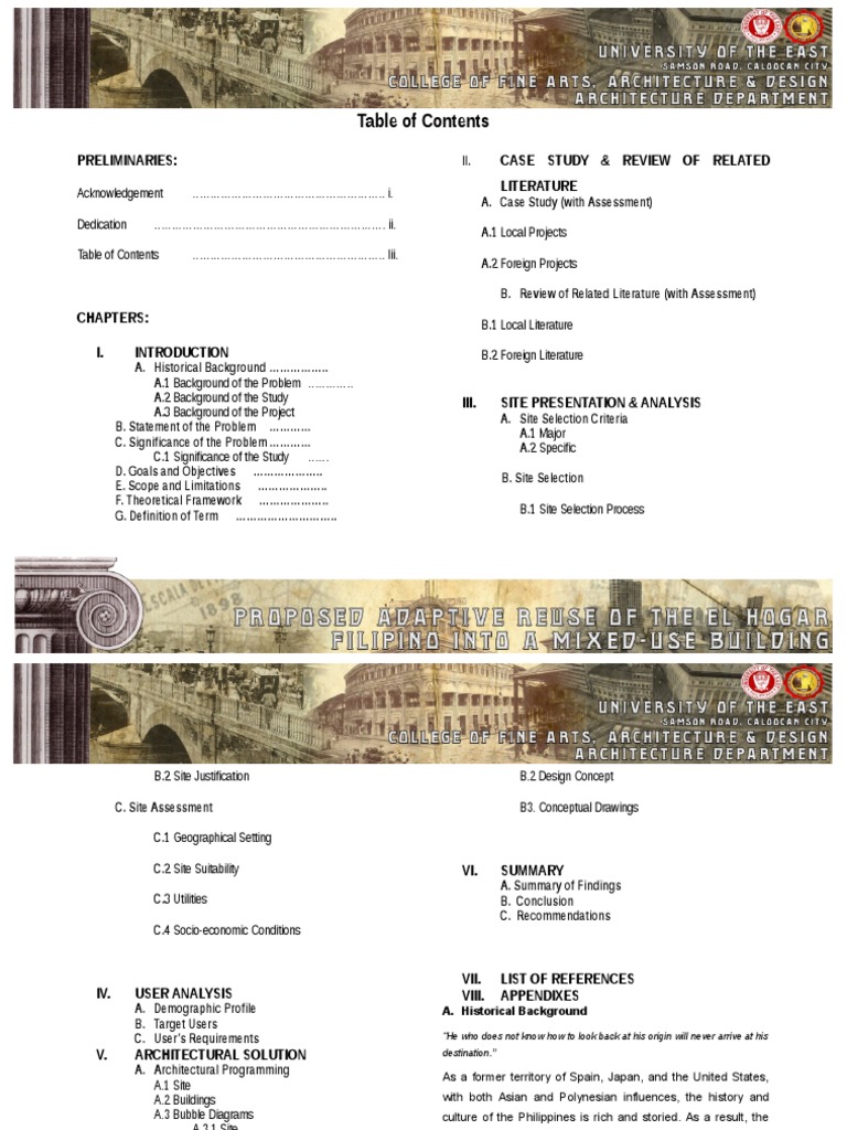 Adaptive Reuse of El Hogar Building Unfinished | PDF | Historic ...