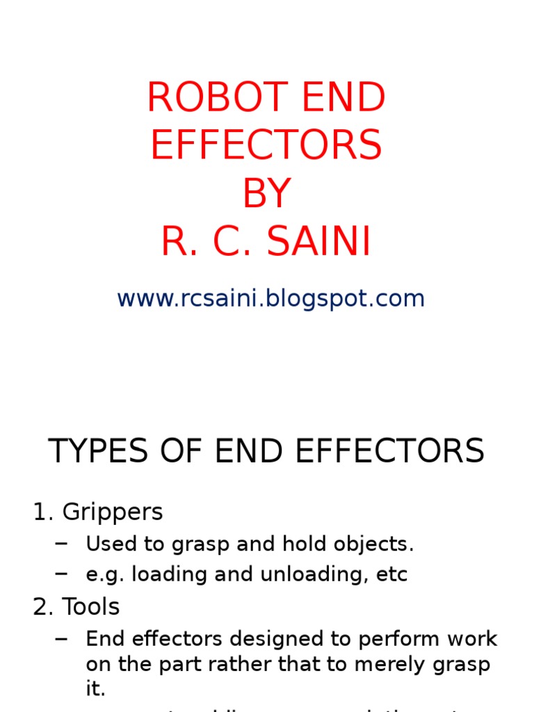 Robot End Effector | PDF | Machines | Electrical Connector