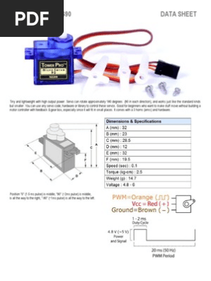 Servo Motor Sg90 Data Sheet PDF, 57% OFF