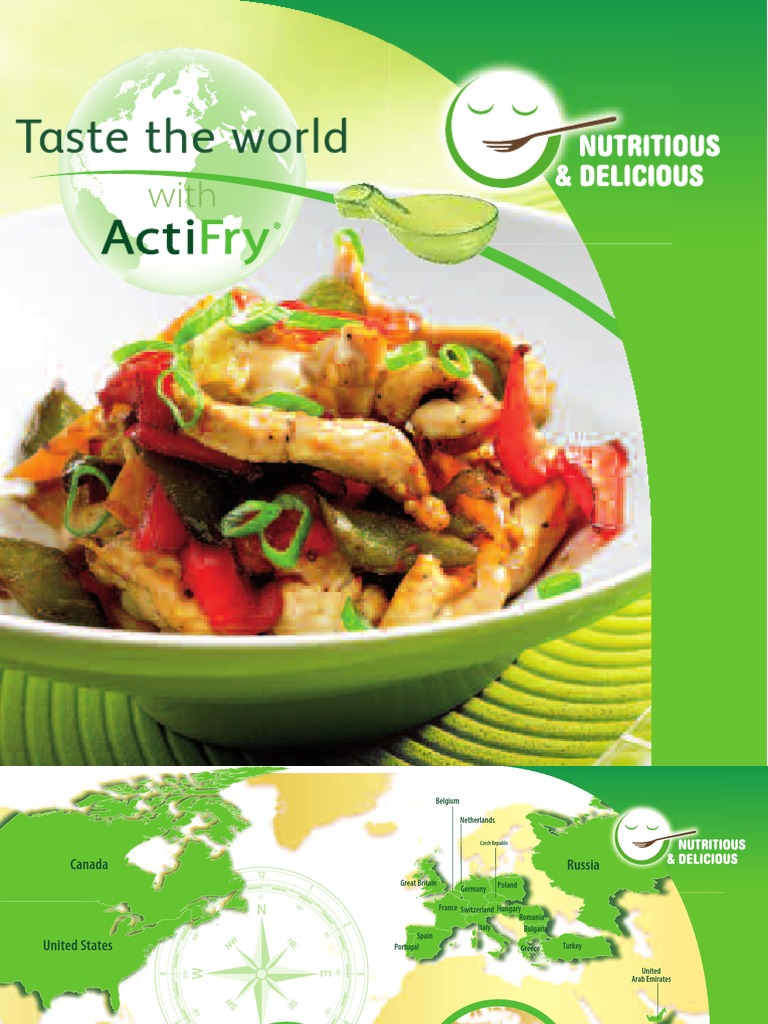 Actifry 1kg Recipes | PDF | Saturated Fat | Diet & Nutrition
