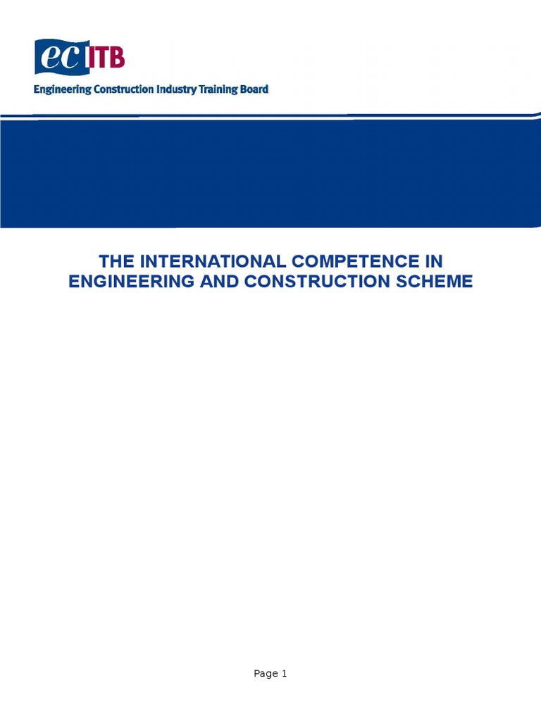 ECITB ICE Qualification Overview | PDF | Structural Steel | Educational ...