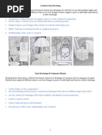 One Point Perspective Cube | PDF | Perspective (Graphical) | Space