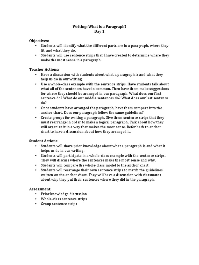 Writing Unit Plan Final | PDF | Adjective | Verb