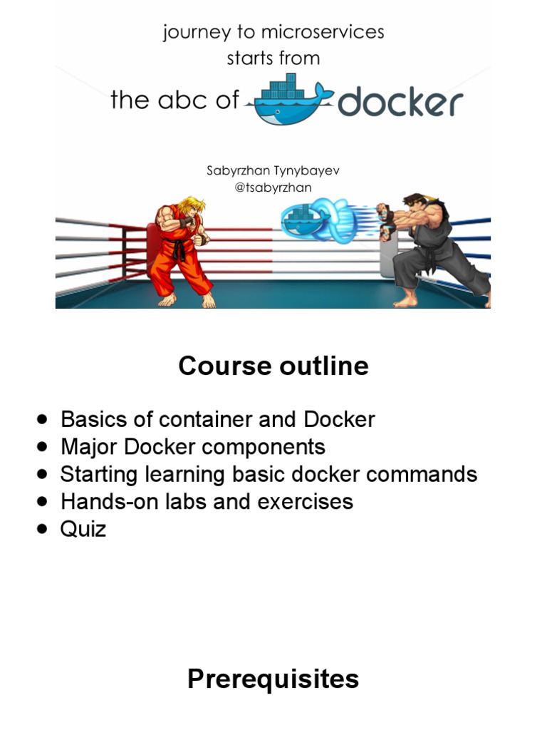 ABCs of Docker | PDF | System Software | Utility Software
