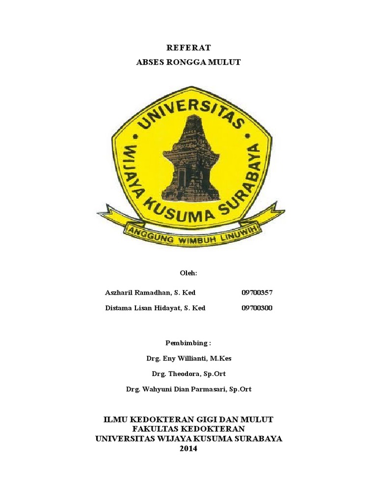 Abses Rongga Mulut | PDF