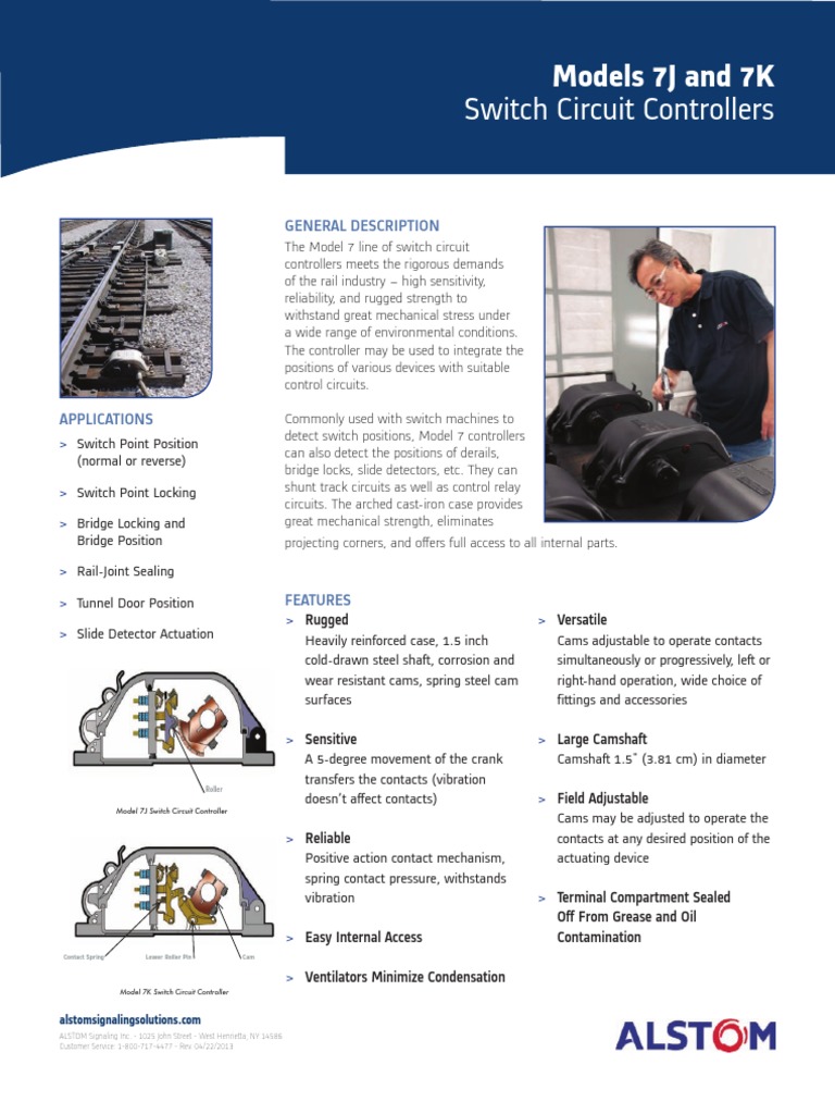 7J 7K Switch Circuit Controllers - Product Sheet - en - LD | PDF