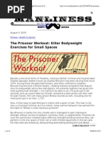 Charles Bronson's Prison Workout Routine | PDF