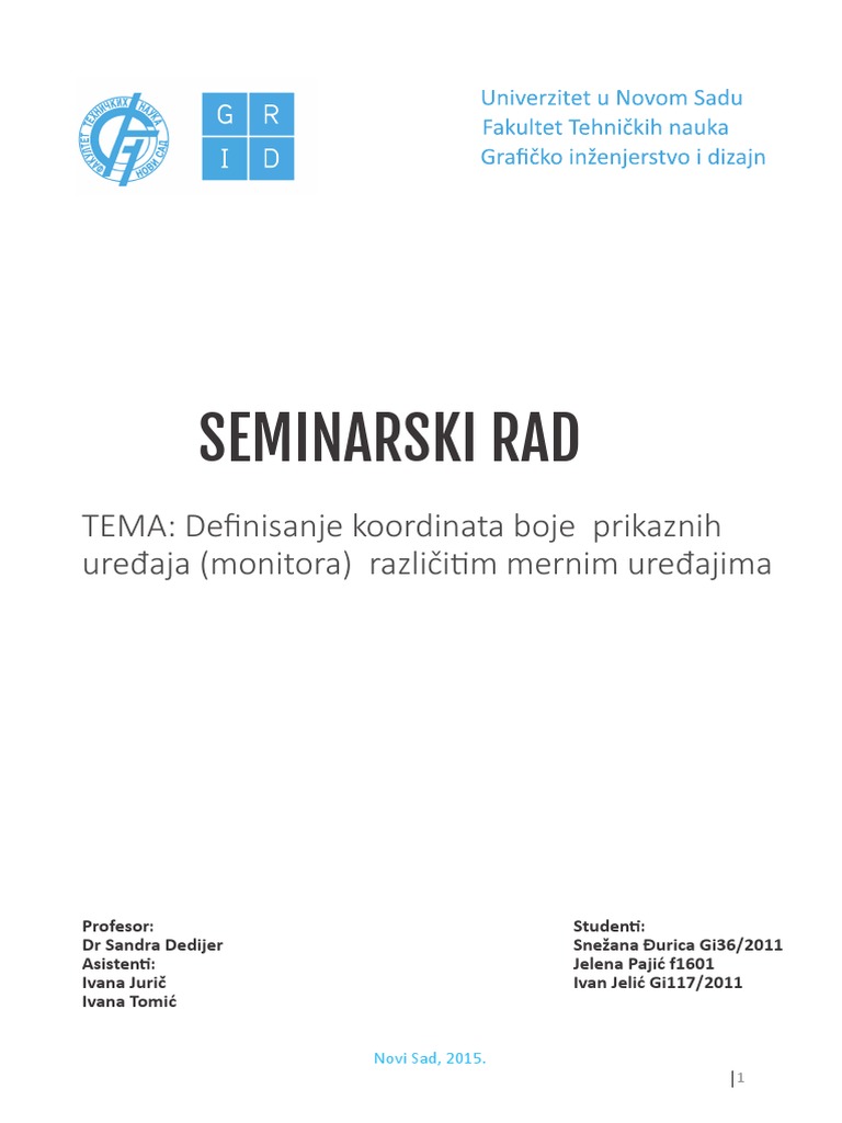 Seminarski Rad | PDF