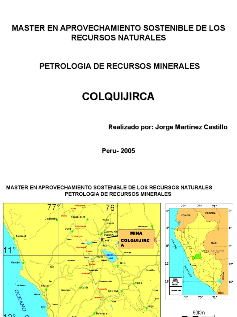 Colquijirca | PDF | Minerales | Cobre