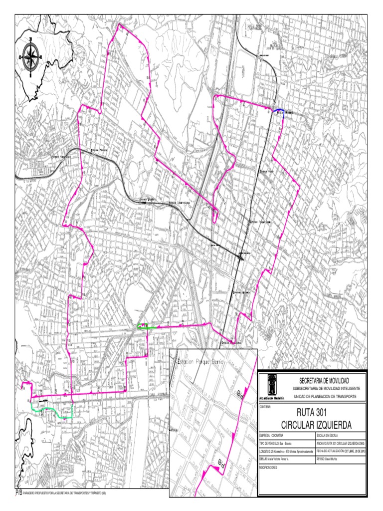Ruta 301 Circular Izquierda
