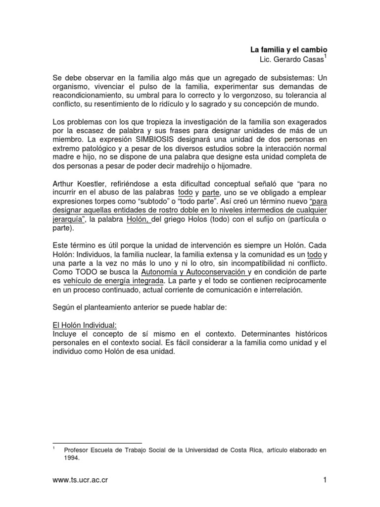 El Holon Familiar | PDF | Adultos | Familia