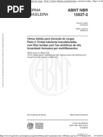 NBR 13541-1 - Linga de Cabo de Aço - Requisitos e Ensaios | PDF | ISO 9000