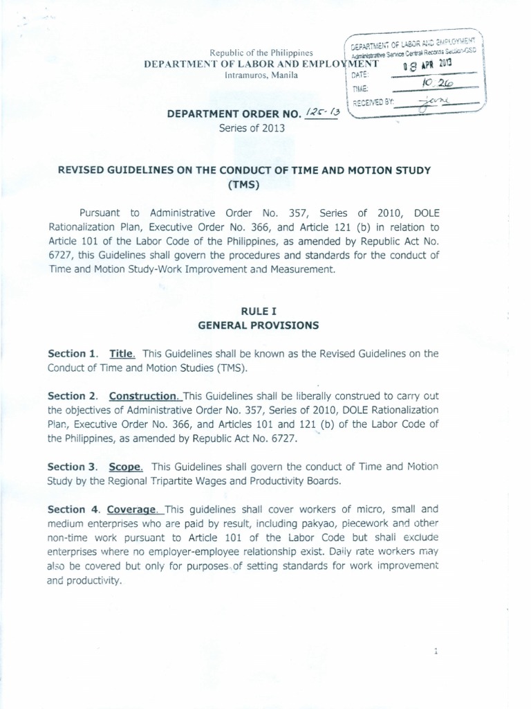 TMS Guidelines & Forms | PDF | Piece Work | Employment