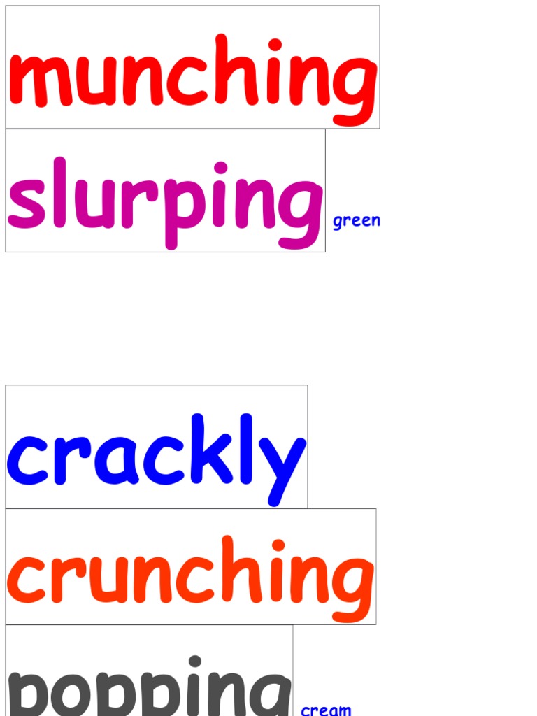 Word Cards | PDF