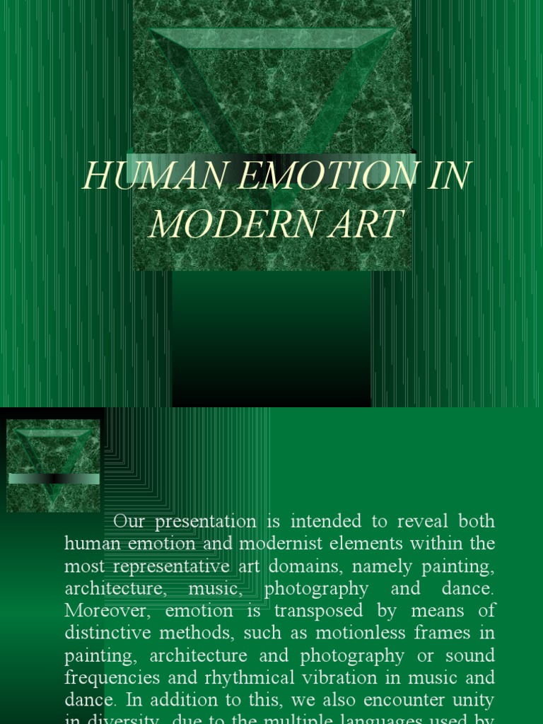 Human Emotion in Modern Art - Slide | PDF | Jazz | Ballet