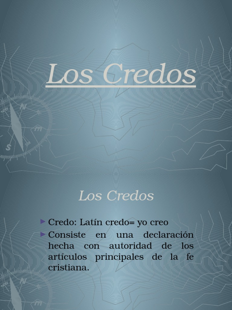 Los Credos: Declaraciones de Fe Cristiana | PDF | Salvación | espíritu ...