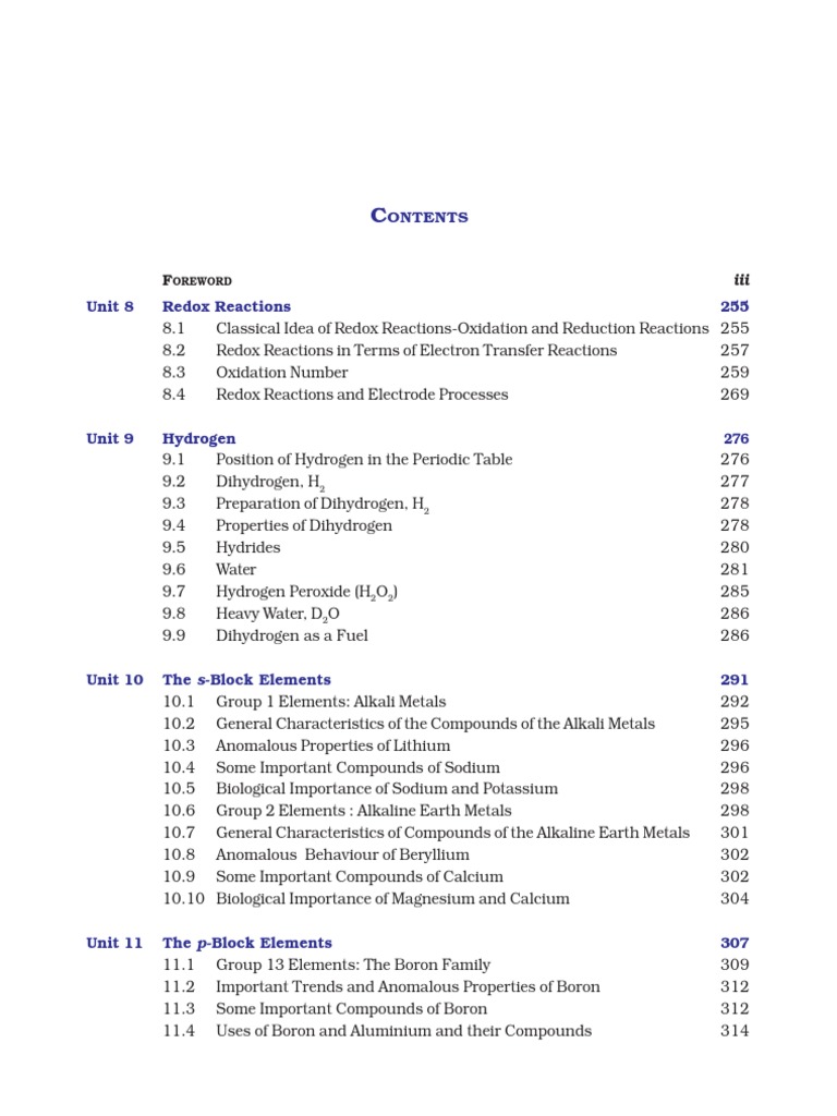 Chemistry Class 11 Part 2 | PDF | Hydride | Hydrogen