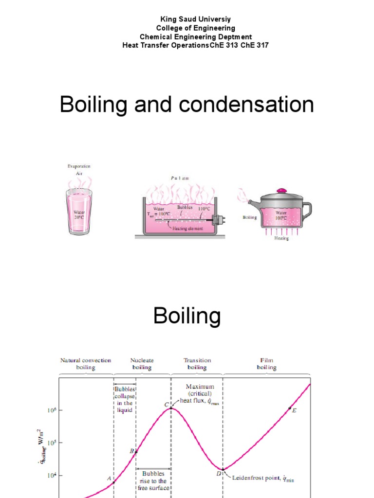 Boiling and Condensation | PDF