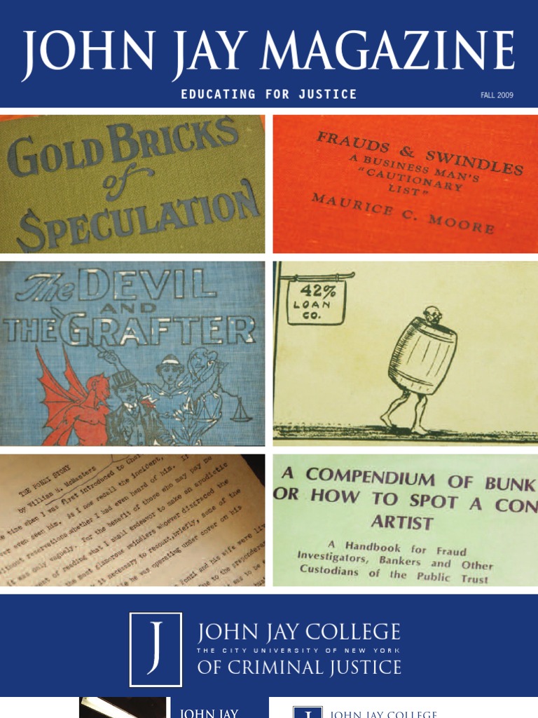 John Jay Magazine (Fall 2009) | PDF | Fraud | Crime Thriller