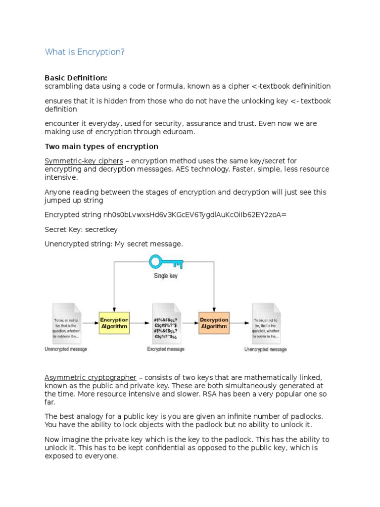 Encryption Basics for Beginners | PDF
