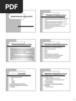 Bruce Treadmill Test Protocol PDF | PDF