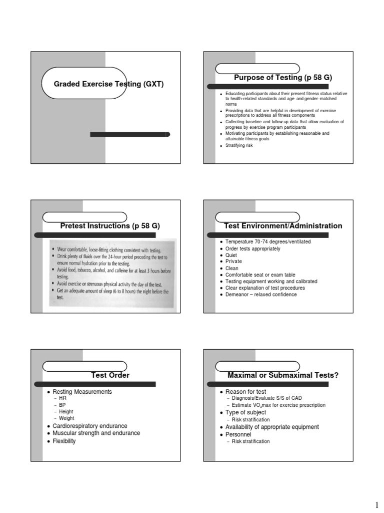 Graded Exercise Testing Overview | PDF | Blood Pressure | Treadmill