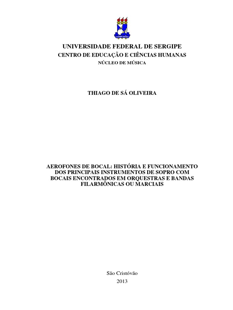 Aerofones de bocal: História e funcionamento dos principais ...