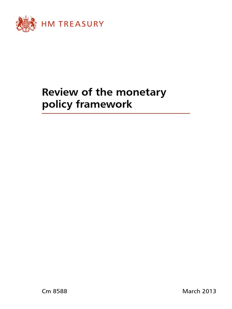 Monetary Policy Framework UK | PDF | Monetary Policy | Inflation Targeting