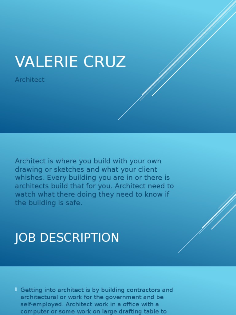 Architect Career Overview and Insights | PDF | Career & Growth | Business