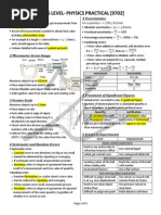 A Level Physics Paper 5 Guide | PDF | Experiment | Significant Figures