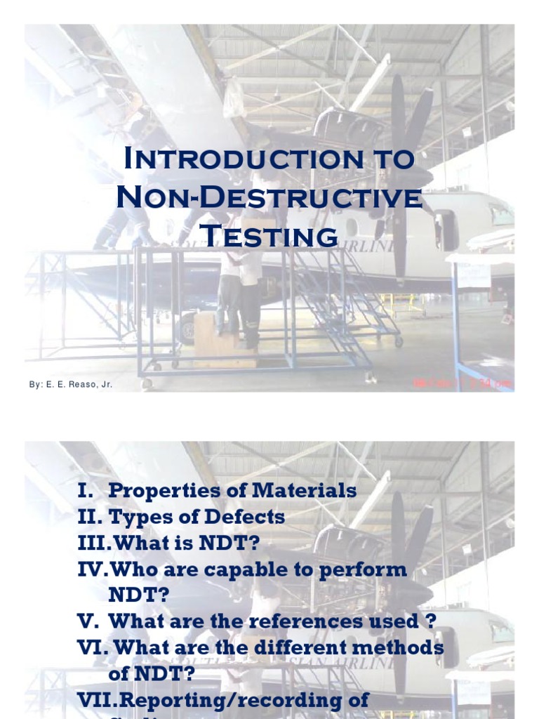 Non Destructive Testing | PDF | Nondestructive Testing | Chemical ...