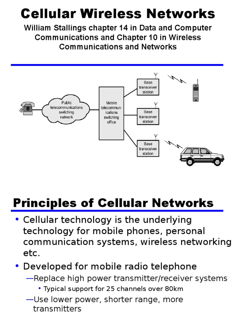 Lecture2 (Cellular Networks) | Cellular Network | Telecommunications ...