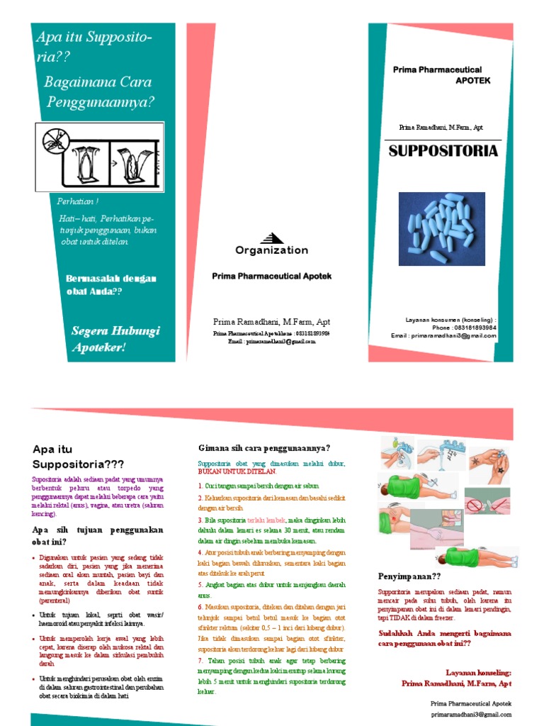 Cara Penggunaan Sediaan Suppositoria | PDF